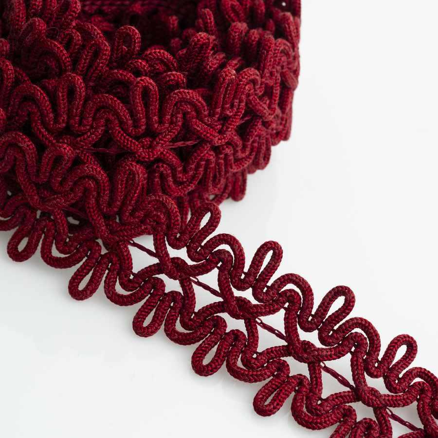 Red Gimp Drapery Tape Trim | Fabric Bistro | Columbia | South Carolina