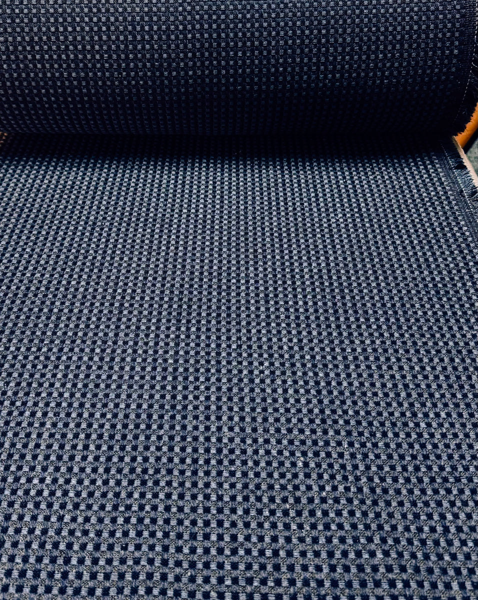 Guam Navy Blue Sunbrella Weave Indoor Outdoor Upholstery Fabric ...
