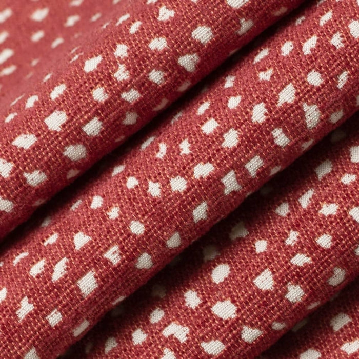 Red Cream Small Cheetah Upholstery Fabric | Fabric Bistro | Columbia | SC