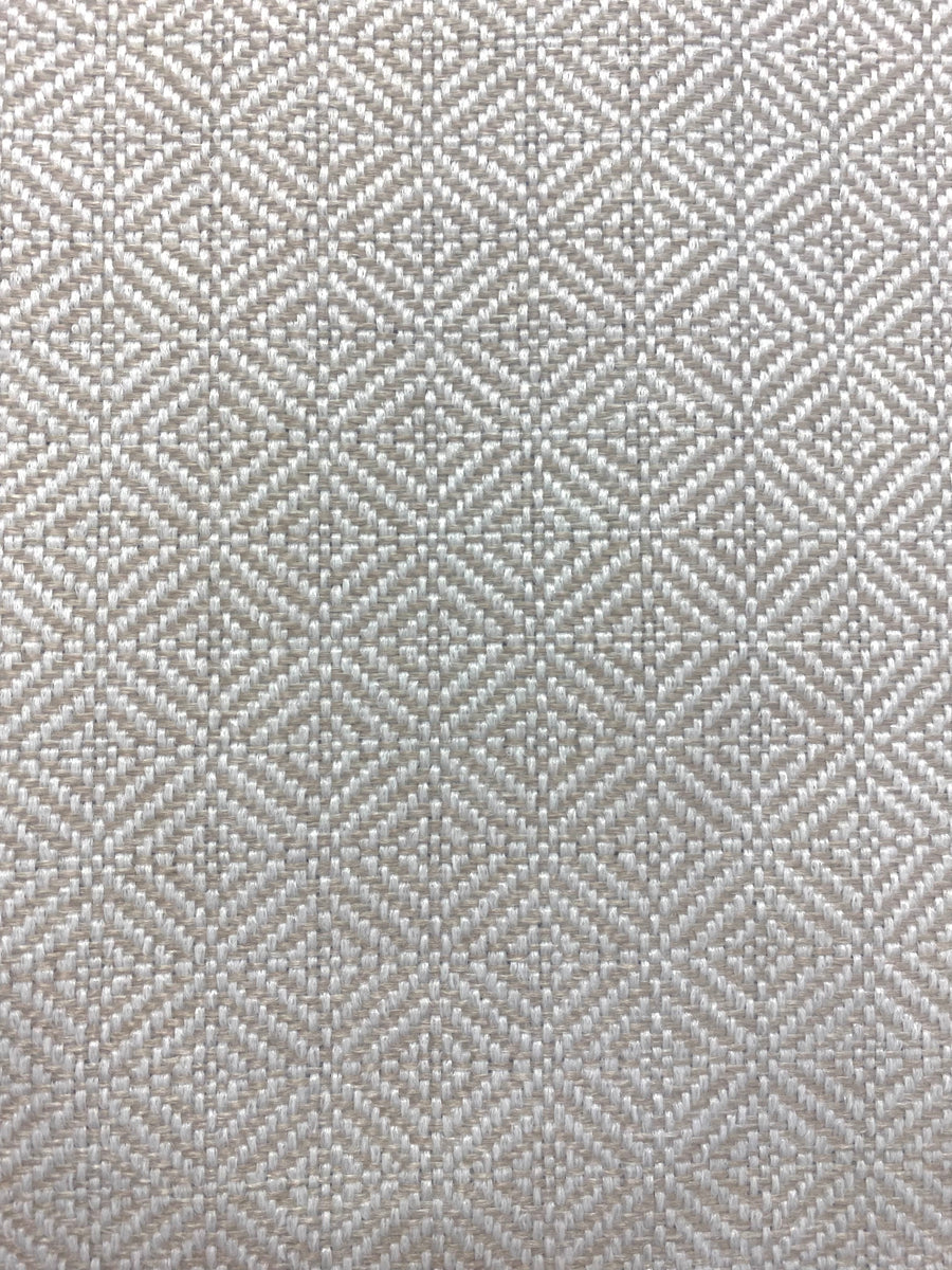 Geometric Beige Tweed Upholstery Fabric | Fabric Bistro | Columbia | SC