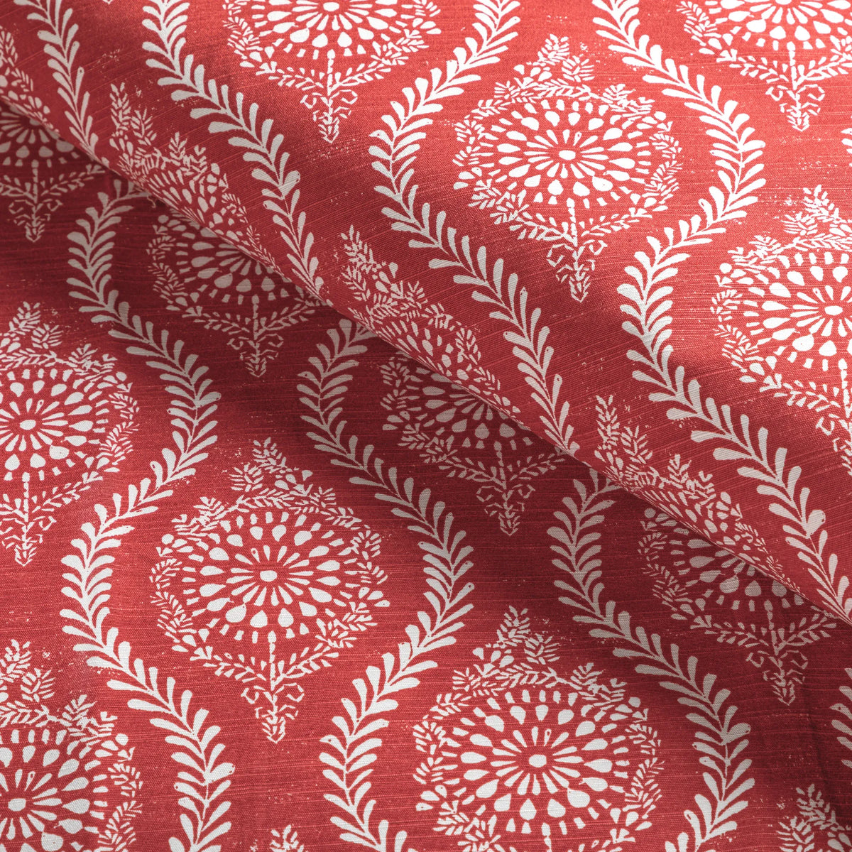 Brunschwig & Fils Marindol print Fabric Red | Fabric Bistro | Columbia ...