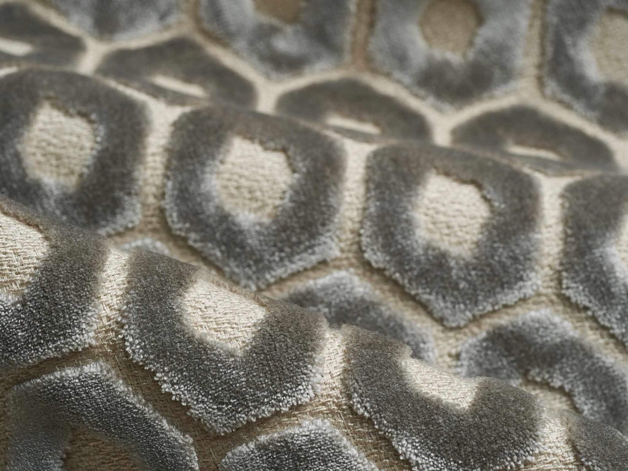 Geometric Cut Velvet Upholstery Fabric | Fabric Bistro | Columbia ...