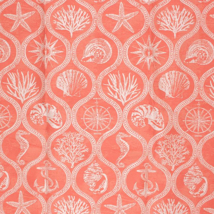 Veranda Indoor/Outdoor Beach Club Upholstery/drapery Fabric/ coral red ...