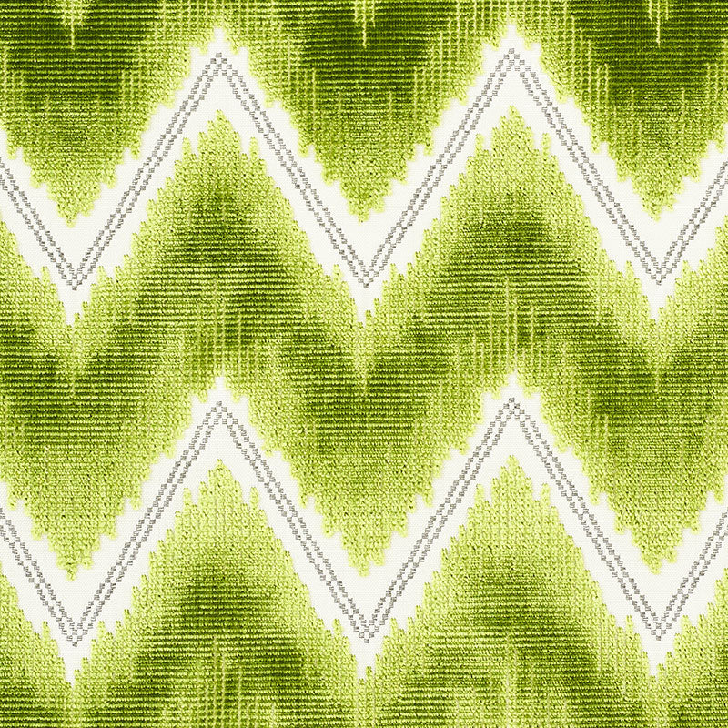 Schumacher Chevron Velvet Fabric | Leaf Fabric Bistro | Columbia ...