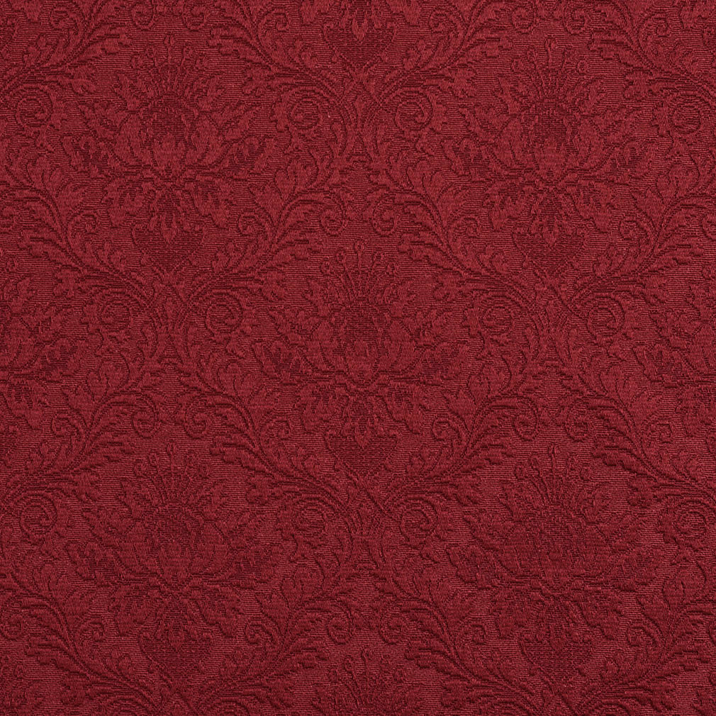 Upholstery Damask Fabric Dark Red Ruby Cameo | Fabric Bistro | Columbia ...