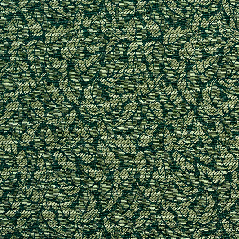 green leaf fabric pattern