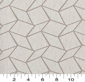 Heavy Duty Upholstery Geometric Fabric Beige White | Fabric Bistro ...