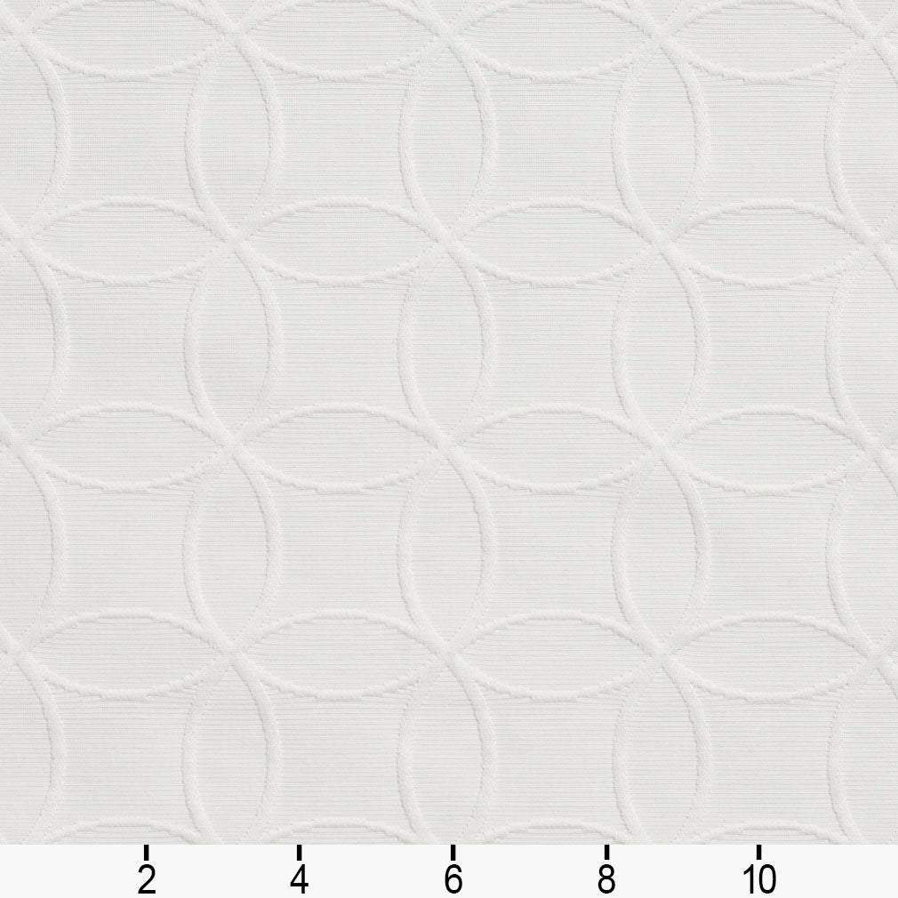 Upholstery Drapery Geometric Trellis Fabric White | Fabric Bistro ...