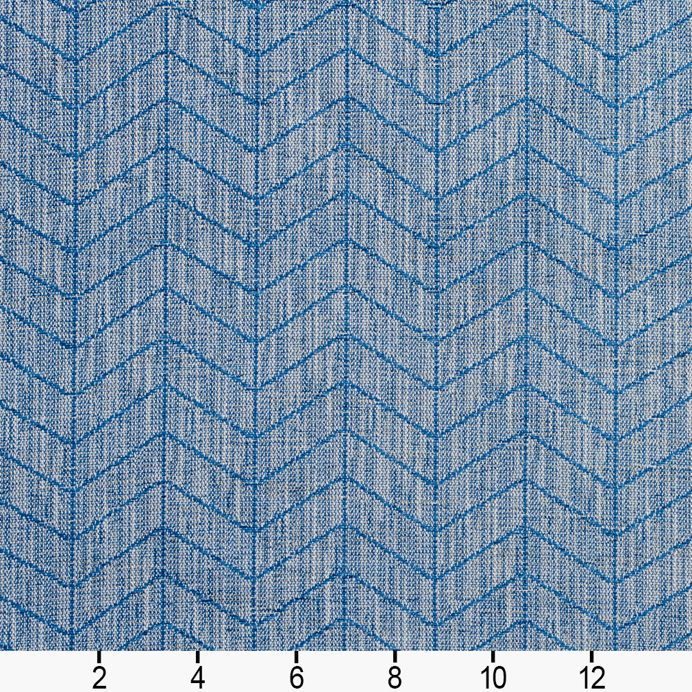 Heavy Duty Upholstery Drapery Chevron Fabric Blue | Fabric Bistro ...