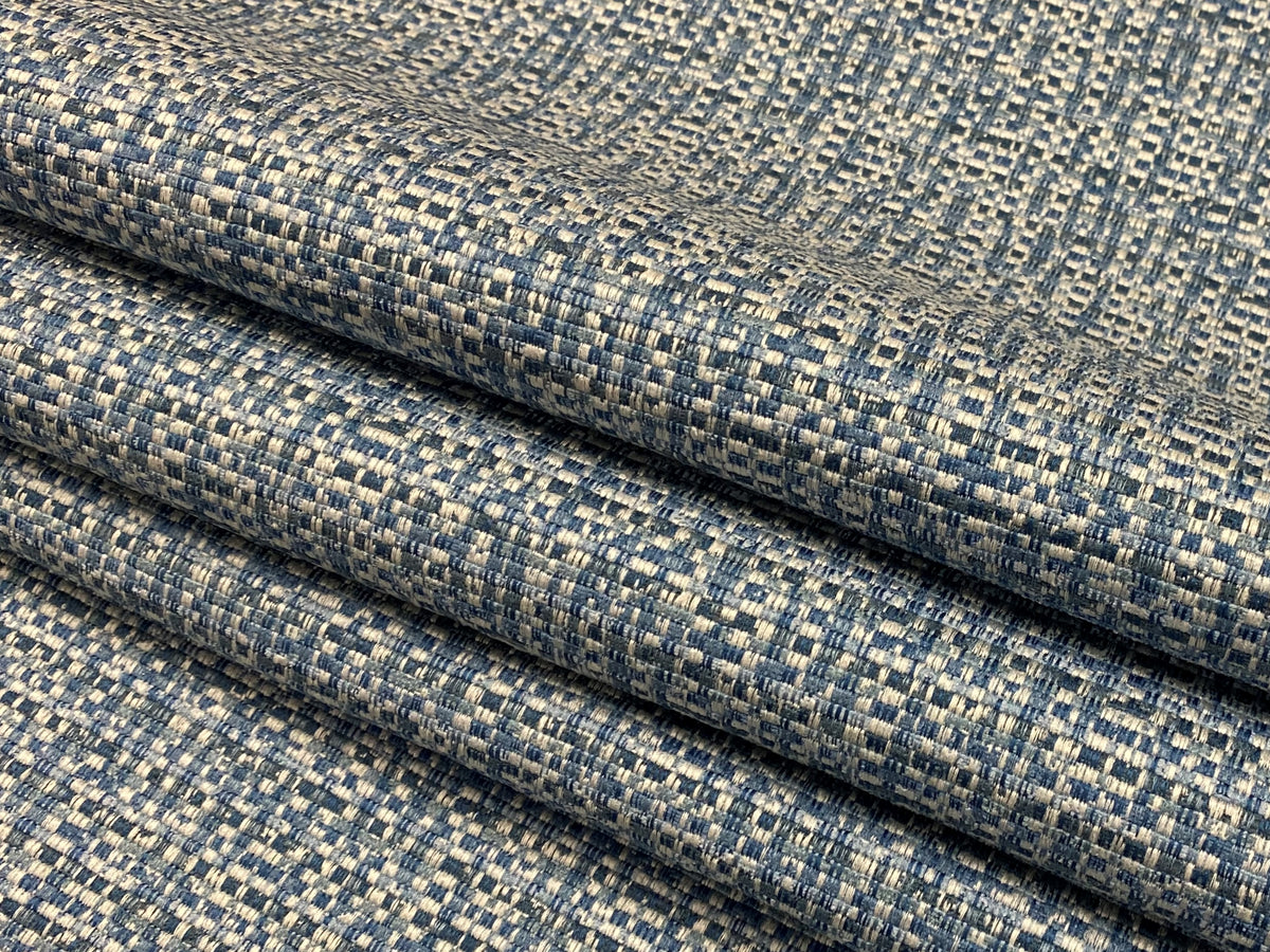French Blue Tweed Fabric | Fabric Bistro | Columbia | South Carolina