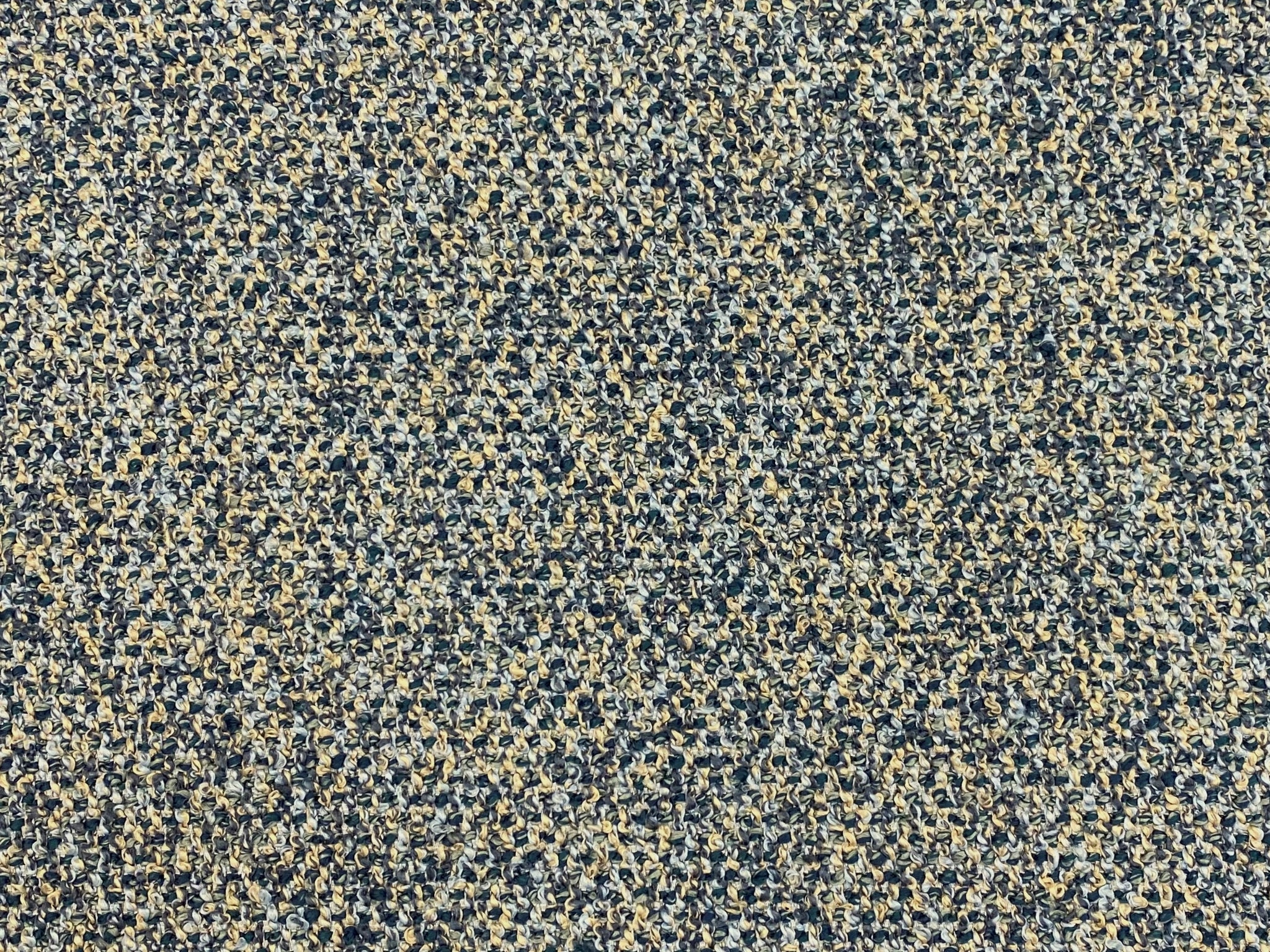 Navy Blue Teal Tweed Fabric | Fabric Bistro | Columbia | South Carolina