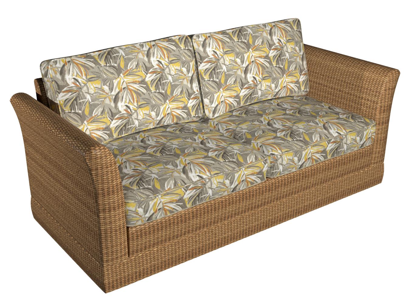 Leaves Upholstery Drapery Fabric Yellow Gray Captiva | Fabric Bistro ...