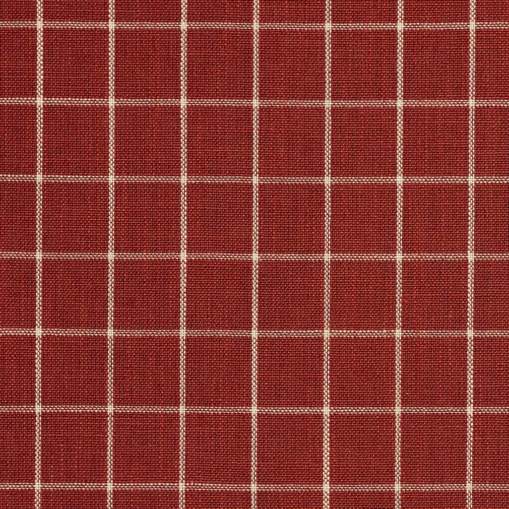 Plaid Upholstery Drapery Fabric Brick Checkerboard | Fabric Bistro ...
