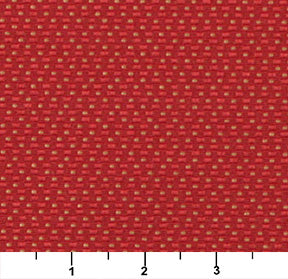 Geometric Red Mustard Dot Upholstery Fabric Salsa | Fabric Bistro ...