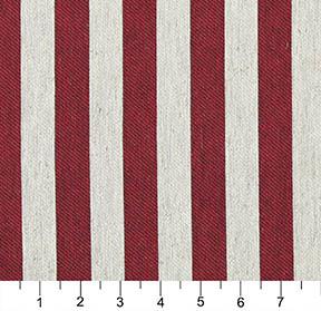 Heavy Duty Upholstery Stripe Fabric Burgundy White | Fabric Bistro ...