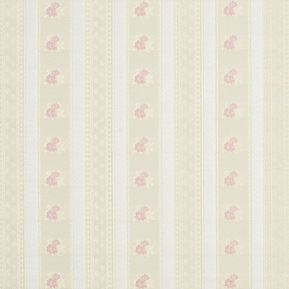 Victorian Floral Upholstery Drapery Fabric Rose Stripe | Fabric Bistro ...