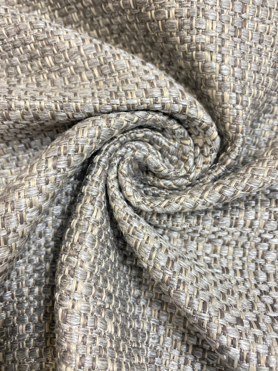 Woven Tweed Grey Upholstery Fabric | Fabric Bistro | Columbia | SC