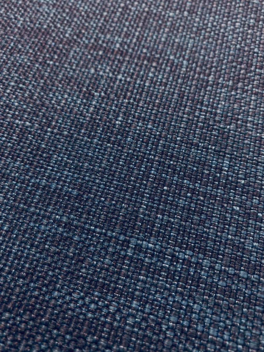 Navy Blue Tweed MCM Upholstery Fabric | Fabric Bistro | Columbia | SC