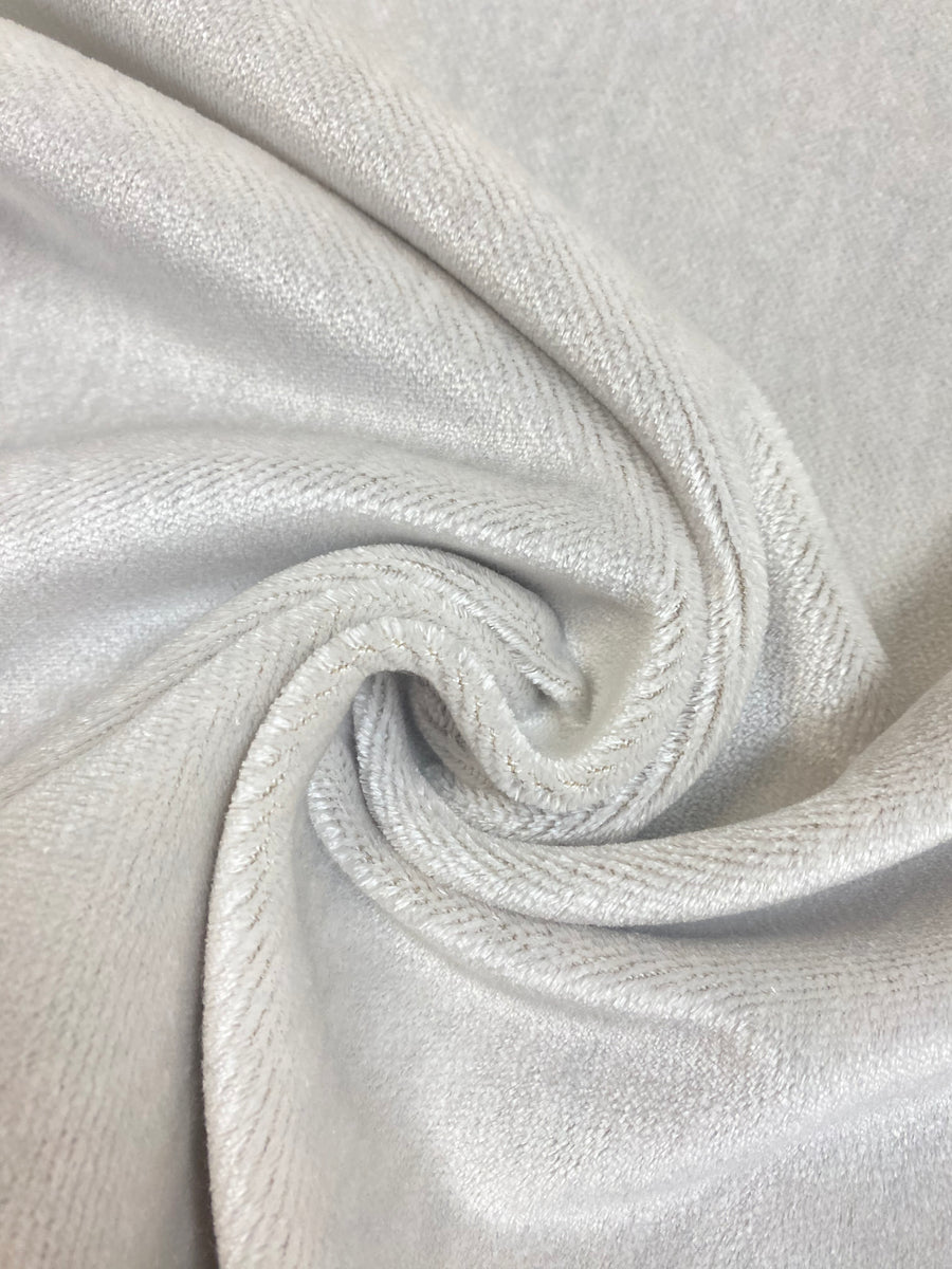 Greige Beige Cotton Velvet Upholstery Fabric | Fabric Bistro | Columbia ...