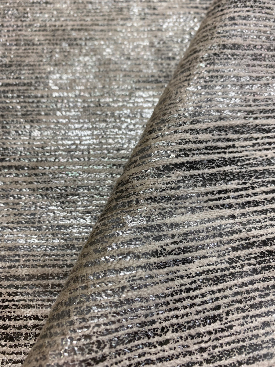 Silver Beige Metallic Upholstery Velvet Fabric | Fabric Bistro ...
