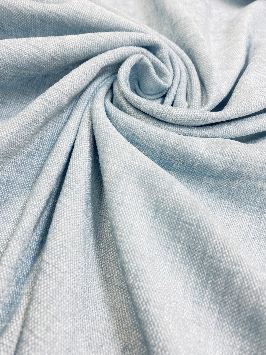 Blue Chenille Drapery Upholstery Fabric | Fabric Bistro | Columbia | SC