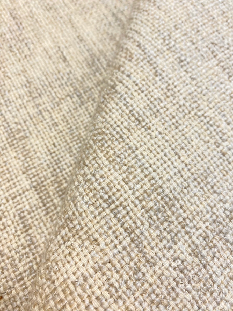 Heavy Duty Beige Linen Flax Upholstery Fabric | Fabric Bistro ...