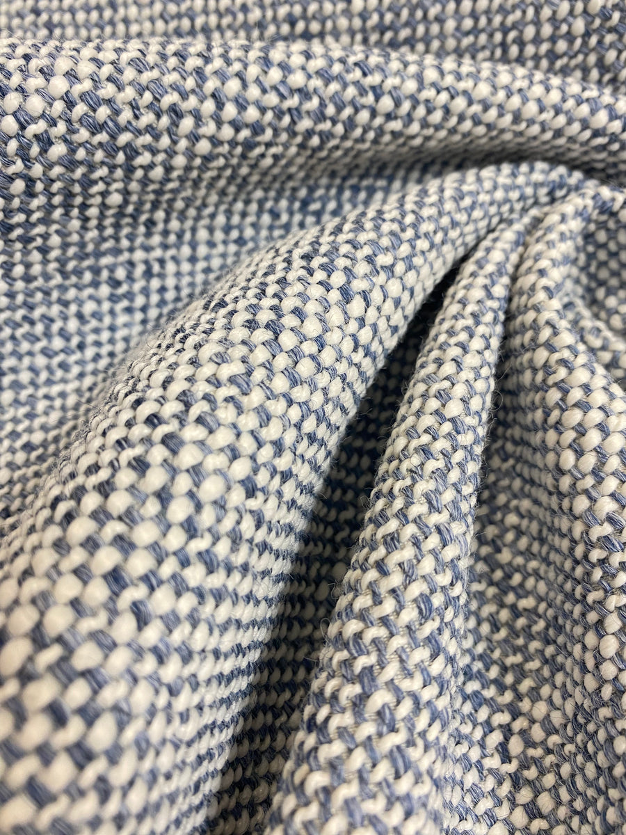 Navy Blue Tweed Upholstery Fabric | Fabric Bistro | Columbia | SC