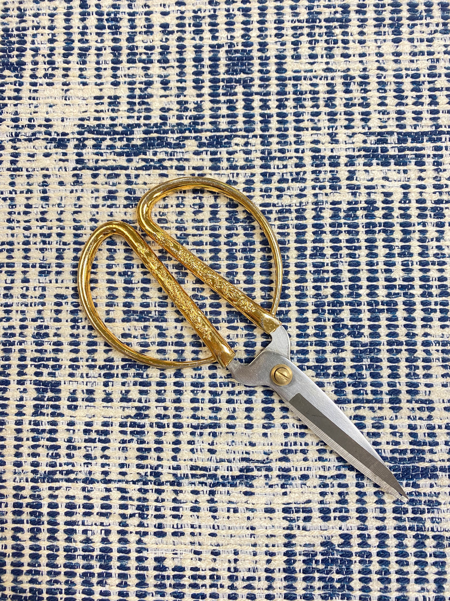 Navy Blue Chenille Tweed Upholstery Fabric | Fabric Bistro | Columbia | SC