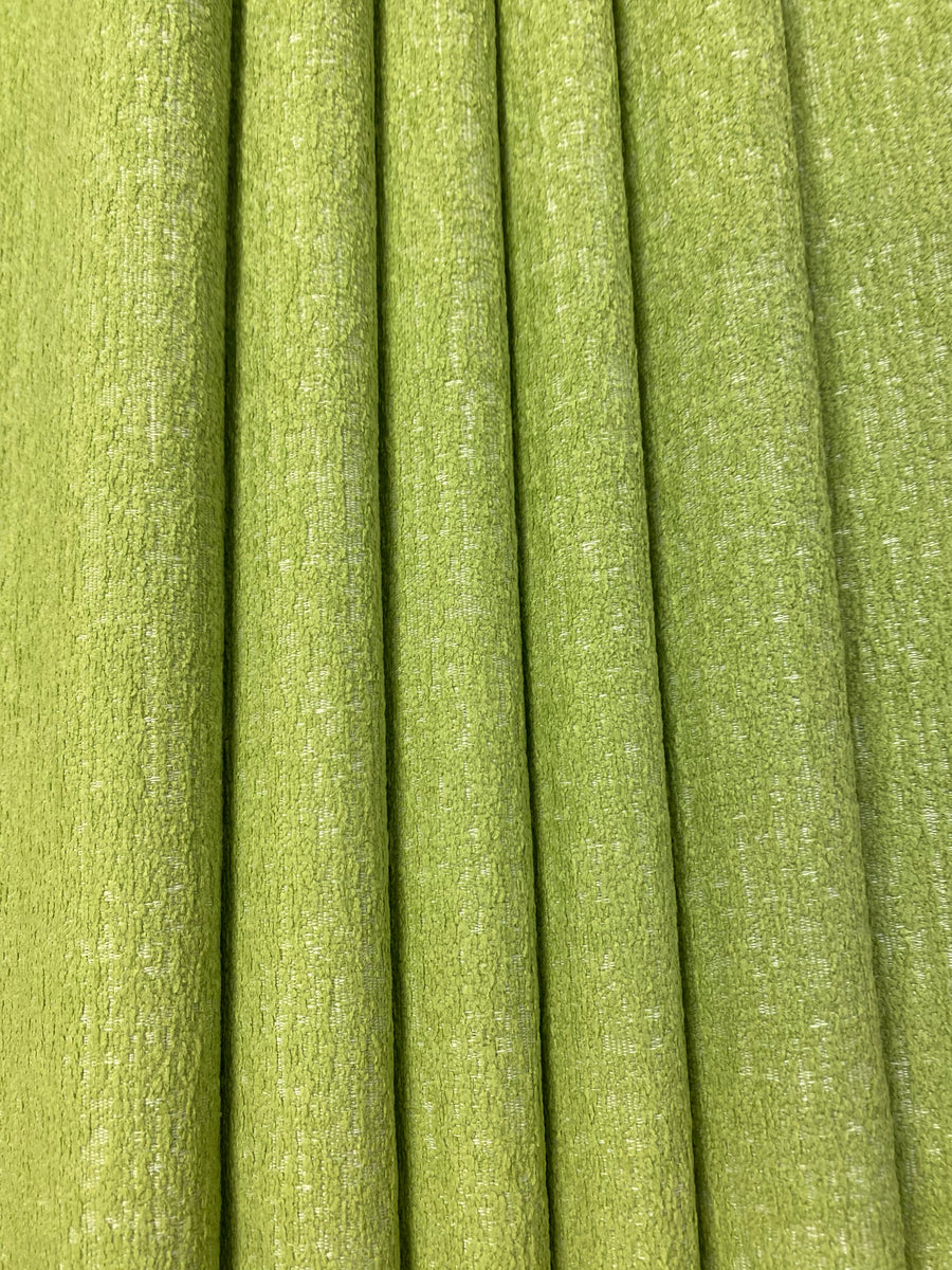 Lime Green Chenille Upholstery Fabric | Fabric Bistro | Columbia | SC