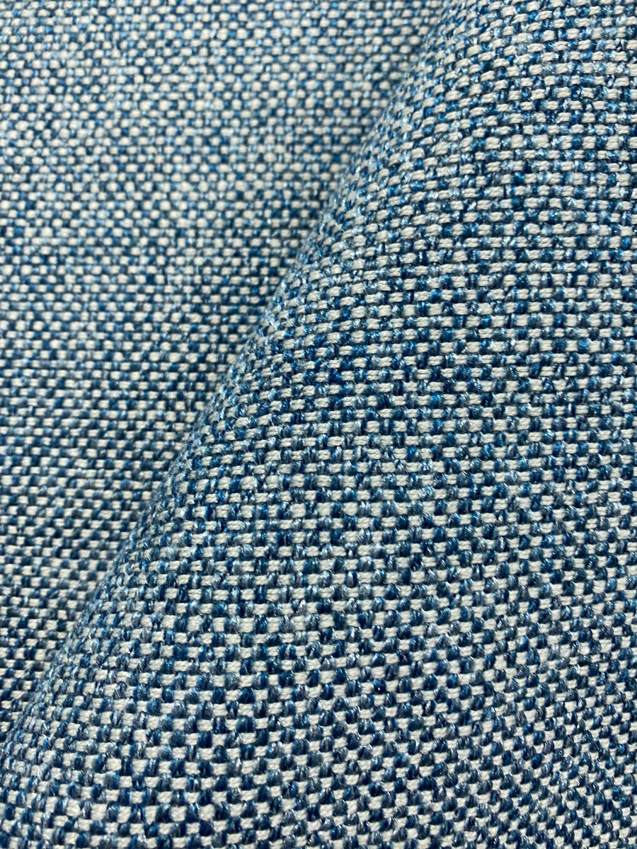 Navy Blue MCM Tweed Upholstery Fabric | Fabric Bistro | Columbia | SC